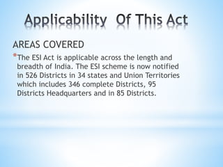 Esi act, 1948 | PPT