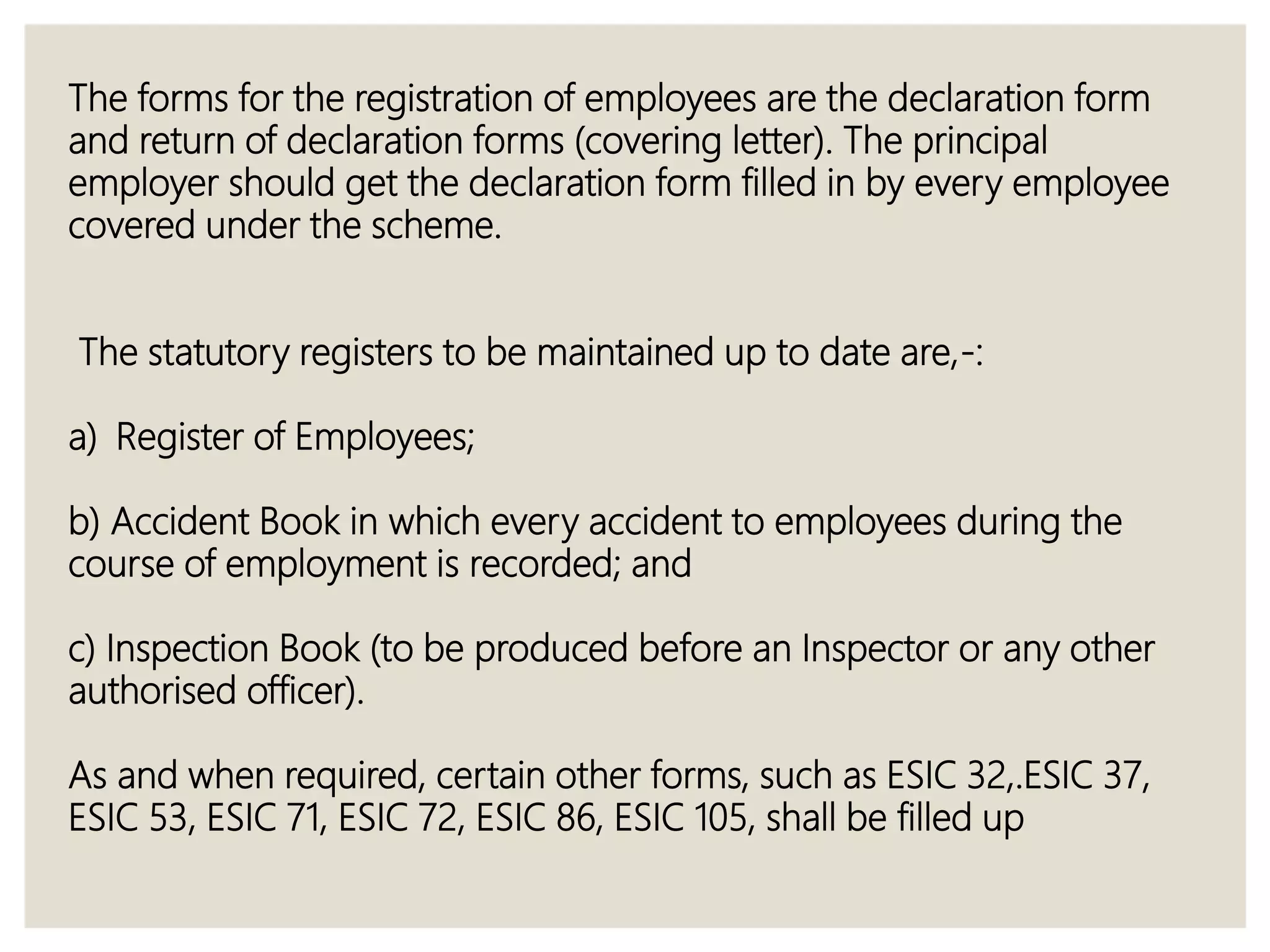 Esi act,1948 | PPTX