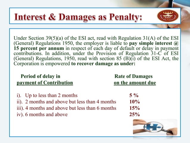 PPT on "Employee's State Insurance Act 1948" of India. | PPSX | Government Support and Welfare ...