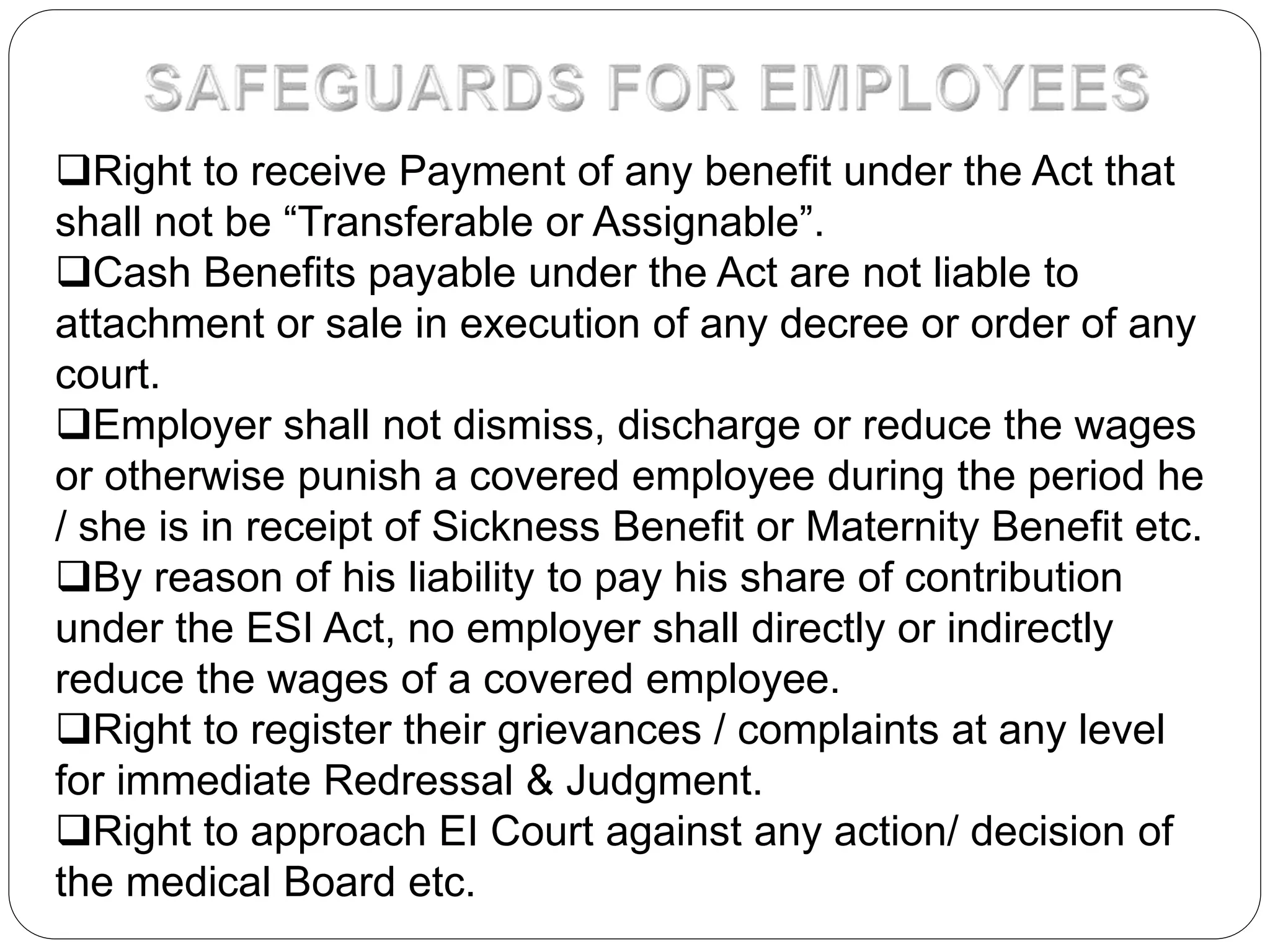 ESI Act,1948 | PPTX