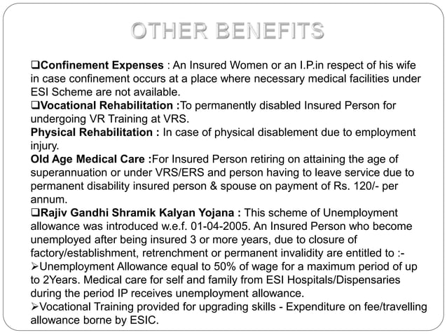 Esi Act 1948 Pptx