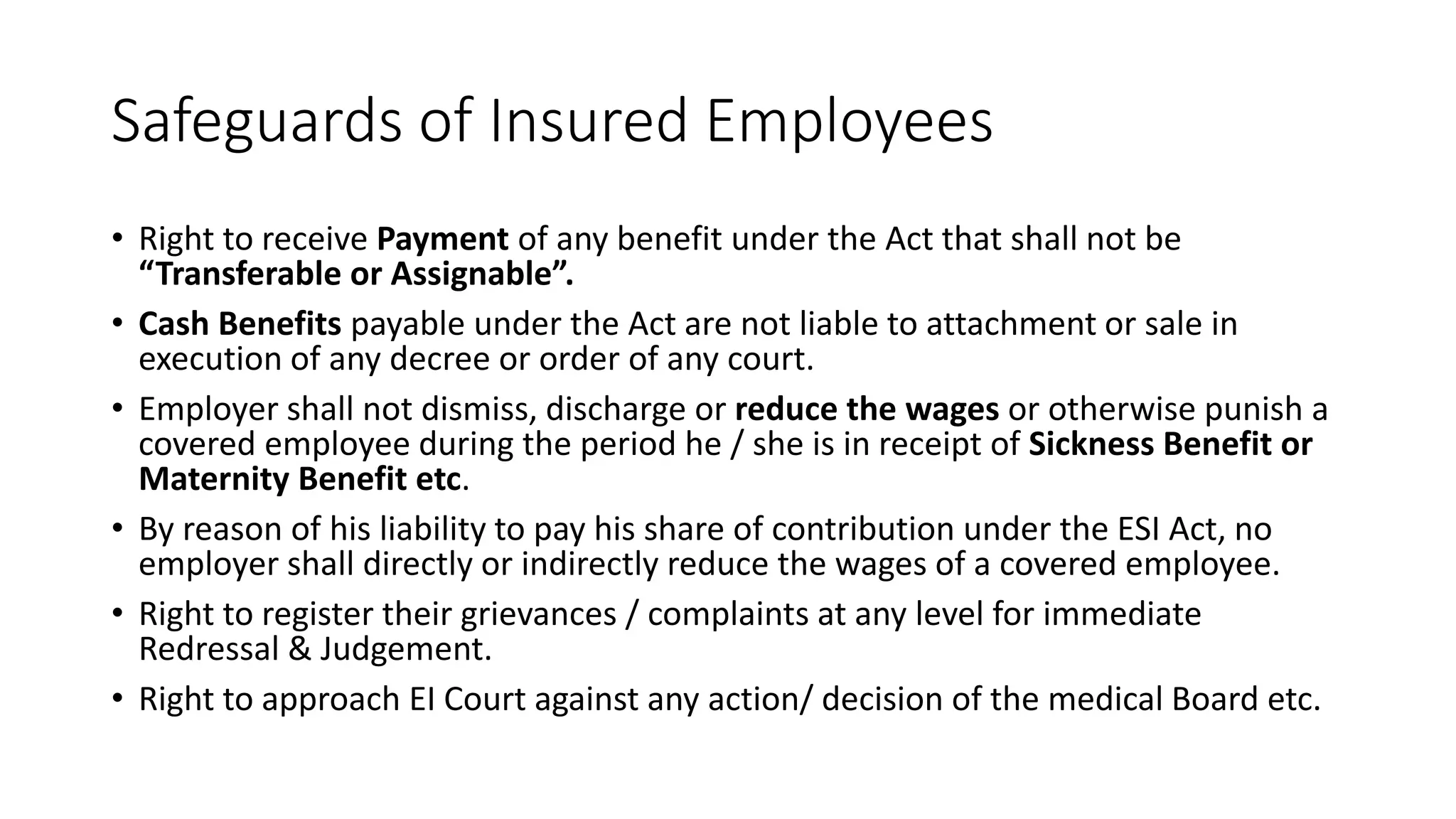 Esic Act 1948 | PPTX