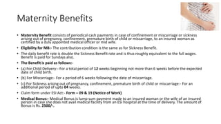 Esic Act 1948 | PPTX