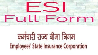 Esic Act 1948 | PPTX
