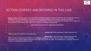 Employees State Insurance Law In India | PPTX