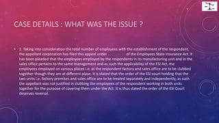 Employees State Insurance Law In India | PPTX