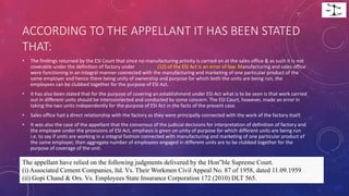 Employees State Insurance Law In India | PPTX