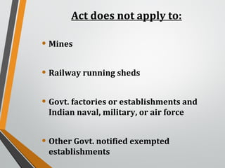 ESIC( Employee State Insurance Act & Scheme,1948) | PPT