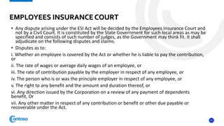 ESIC ACT 1948 | PPTX