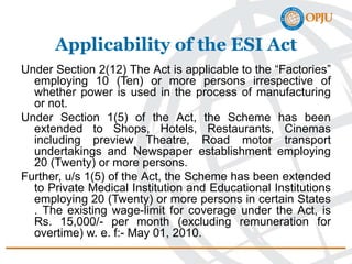 Employee and State Insurance Coorperation | PPTX | Government Support ...