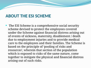 Understanding Employee State Insurance Corporation (ESIC) – A ...
