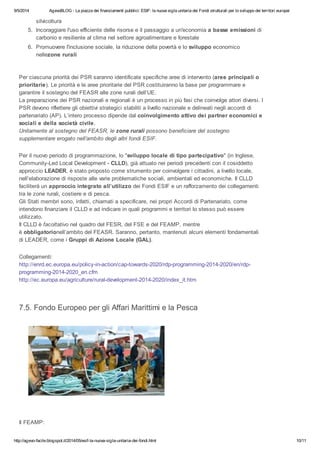 ESIF: la nuova sigla unitaria dei fondi strutturali europei | PDF