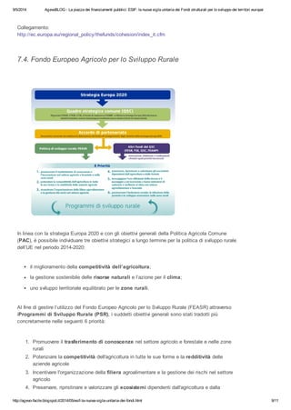 ESIF: la nuova sigla unitaria dei fondi strutturali europei | PDF