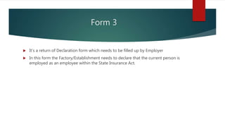 Employee State Insurance & Its Uses | PPTX