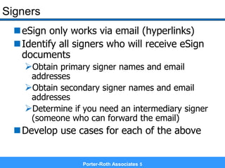 eSignature Project Presentation | PDF