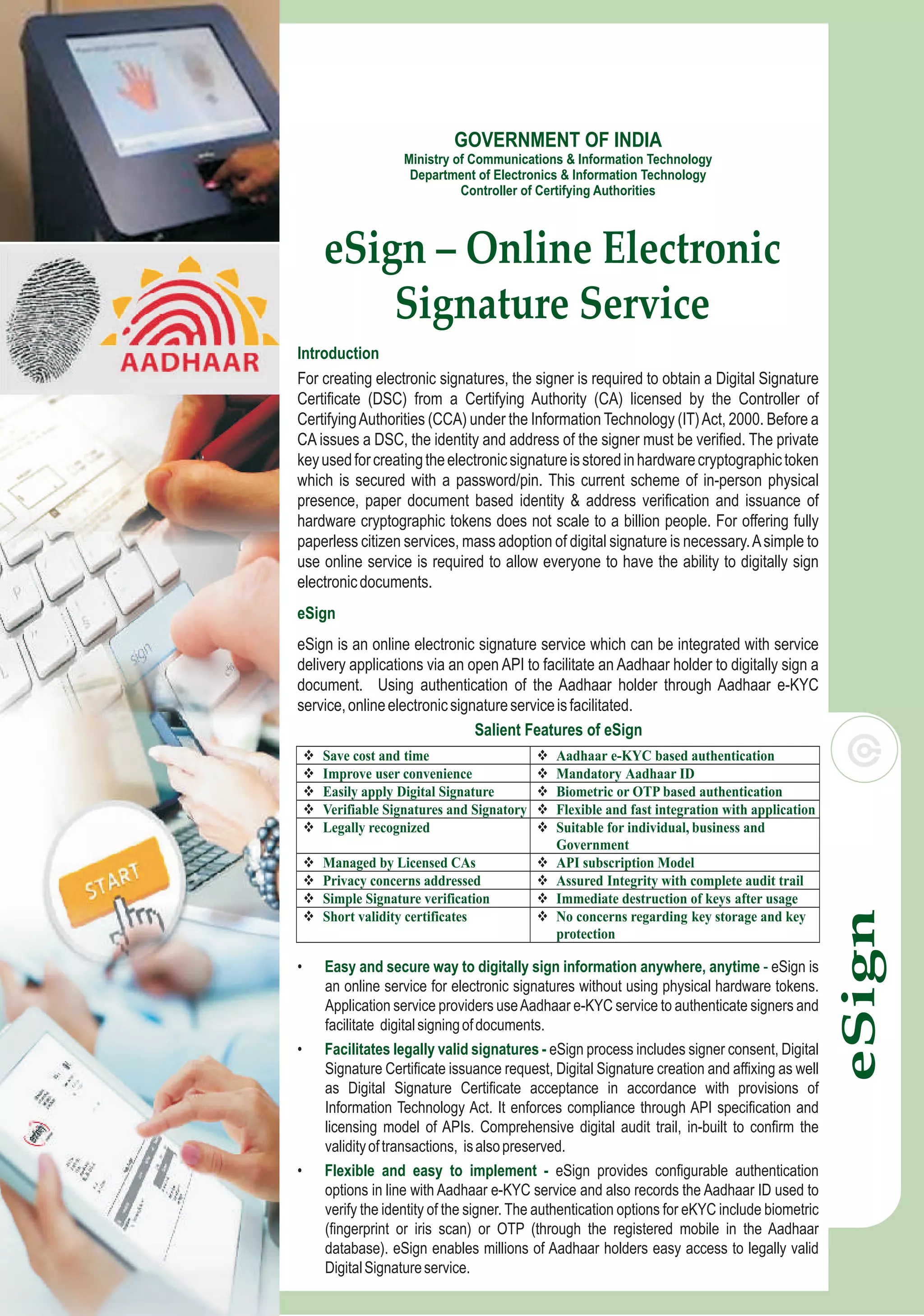eSign Brochure v1.5 | PDF