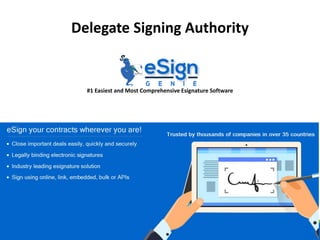 How to delegate signer or delegation signer | PPT