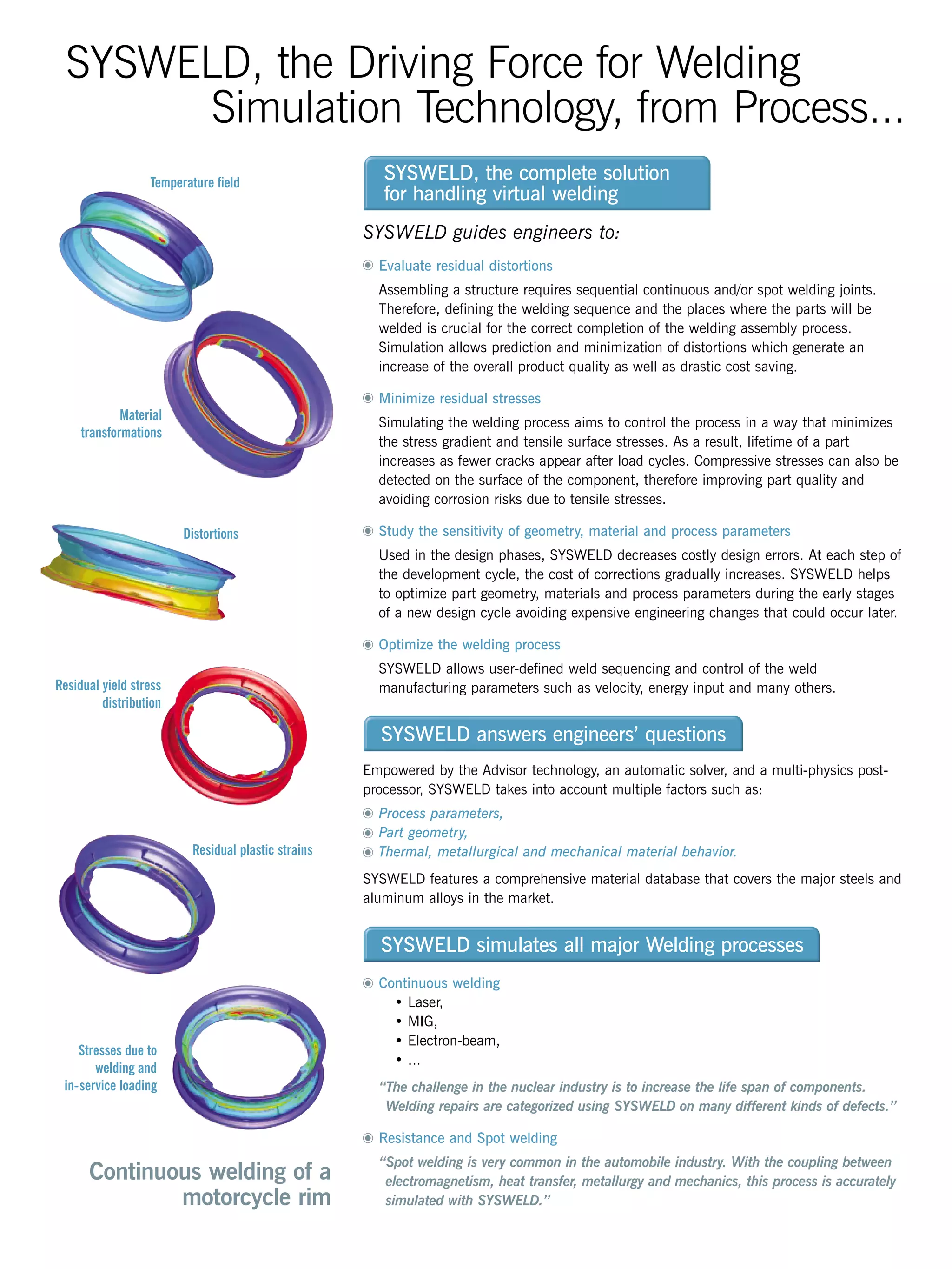 Esi group sysweld_brochure[1] | PDF