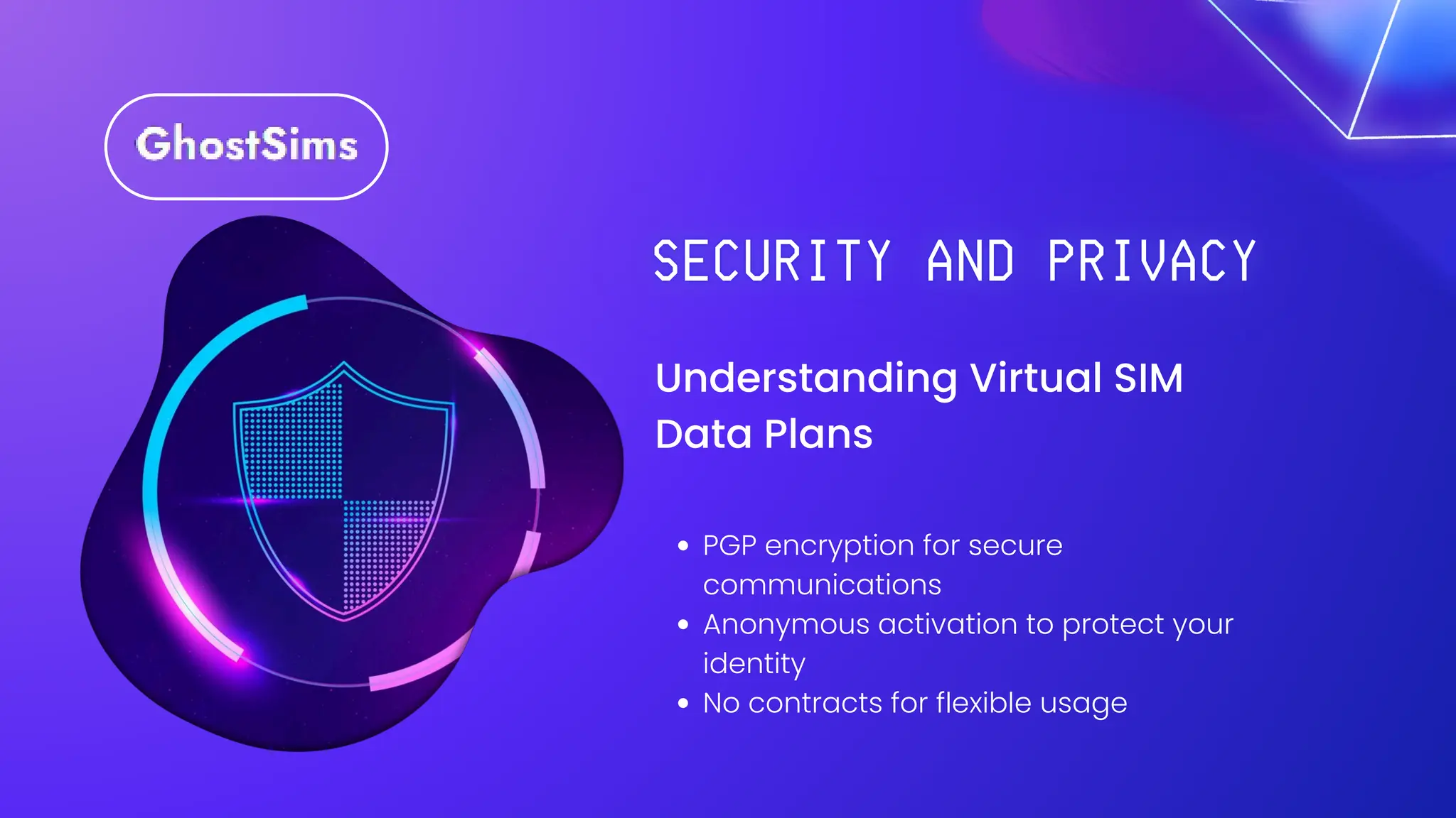 eSIM and Virtual SIM Data Plans with GhostSims | PDF