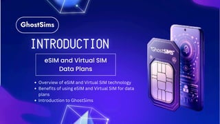 eSIM and Virtual SIM Data Plans with GhostSims | PPT
