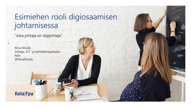 Esimiehen rooli digiosaamisenjohtamisessa | PPTX