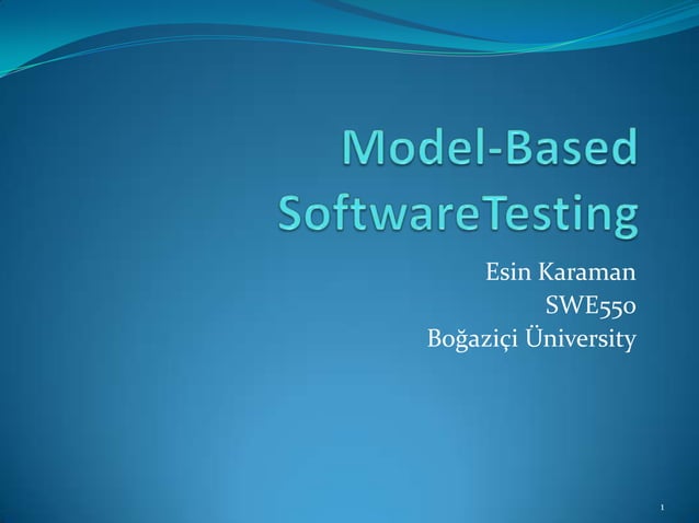 Model Based Software Testing | PDF | Web Development | Internet