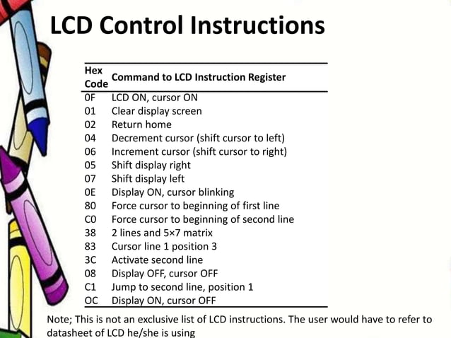 LCD Interacing with 8051 | PPTX | Computer Peripherals | Computing