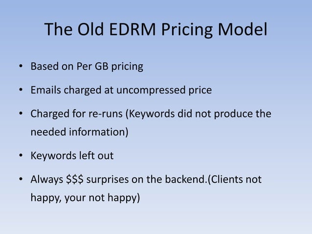 New e-Discovery Reference Model Pricing | PDF | Business | Business and Finance
