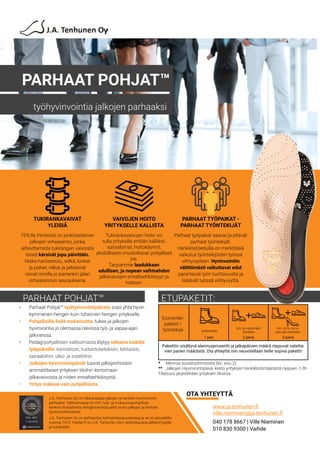 Parhaat Pohjat™ työhyvinvointi | PDF