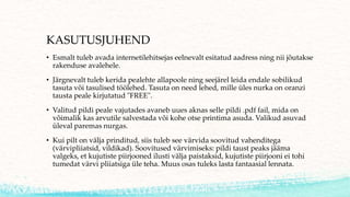 Quiver 3D Coloring ja Elements 4D rakenduste tutvustus | PPT