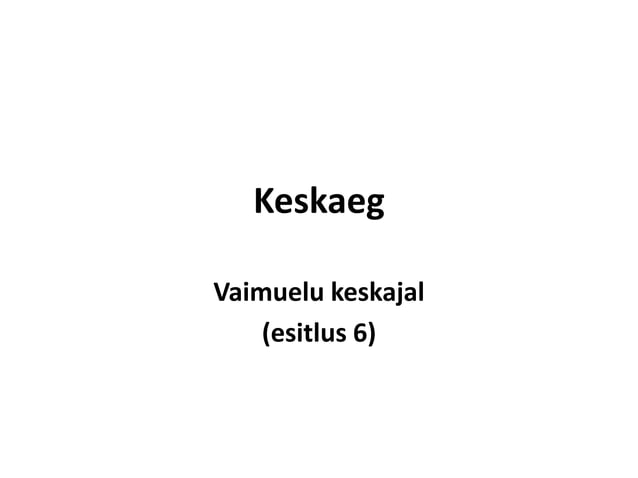 Esitlus 6 vaimuelu keskajal | PPTX