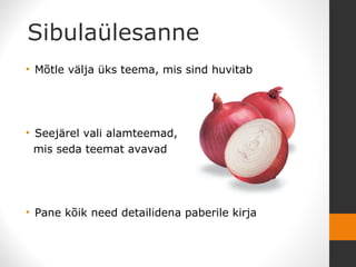 Esitlusprogramm PowerPoint | PPT