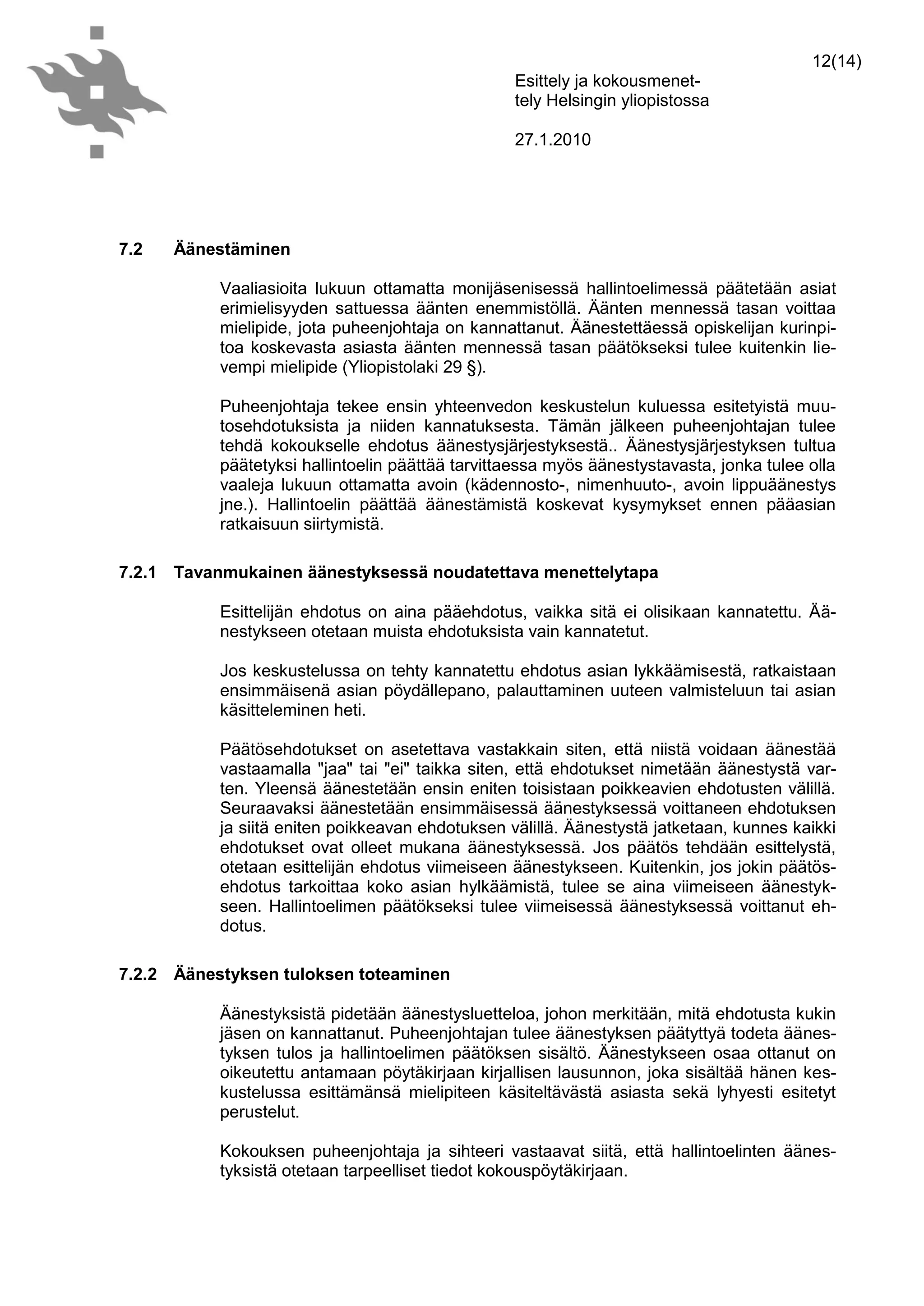 Esittely ja kokousmenettely_27012010 | PDF