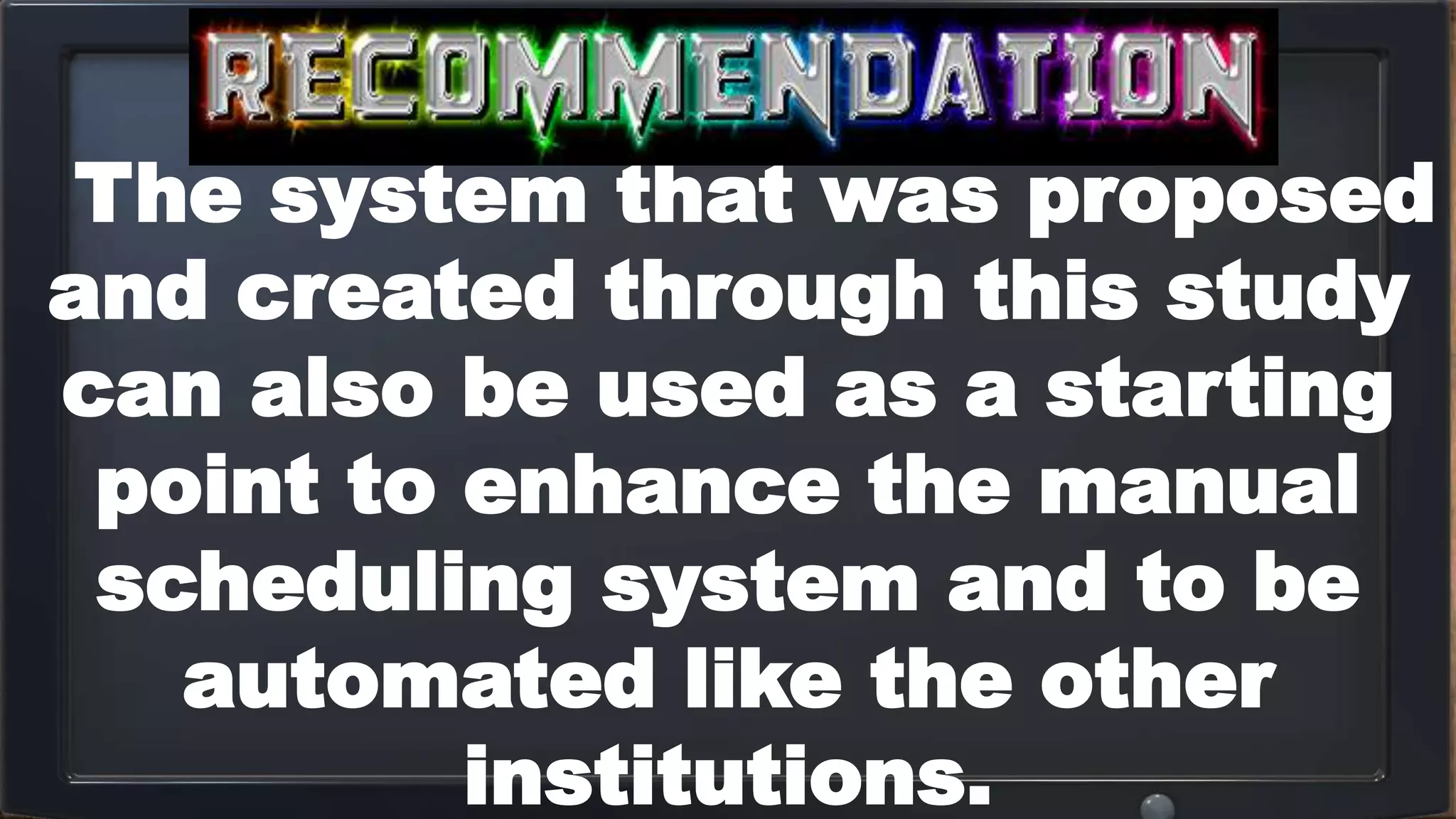 Development of an Automated Faculty Loading, Room Utilization, Subject ...