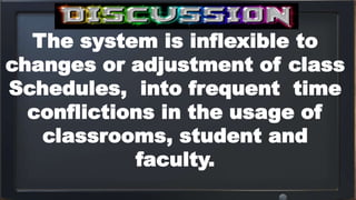 Development of an Automated Faculty Loading, Room Utilization, Subject and Student Scheduling ...