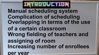 Development of an Automated Faculty Loading, Room Utilization, Subject ...