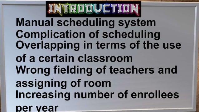 Development Of An Automated Faculty Loading Room Utilization Subject
