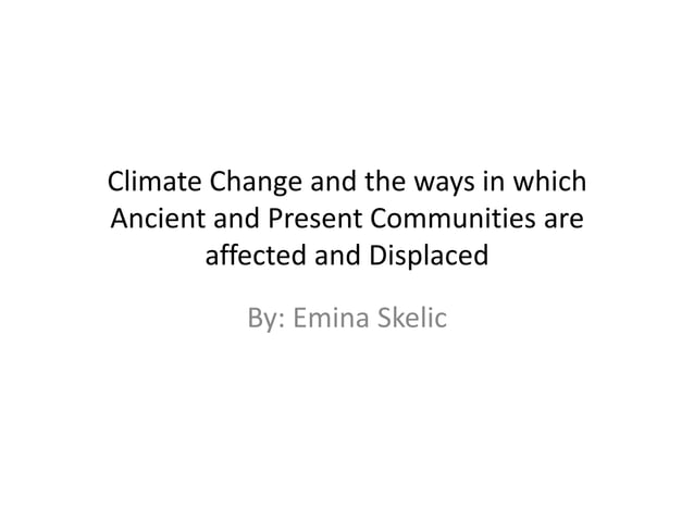 E skelic climate_dynamics | PPTX