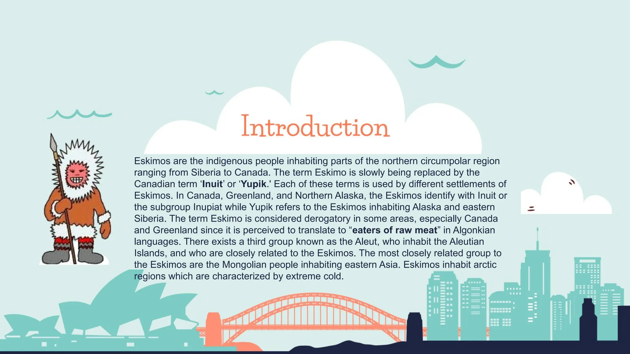 Eskimo tribes (2nd sem).pptx College project | PPTX