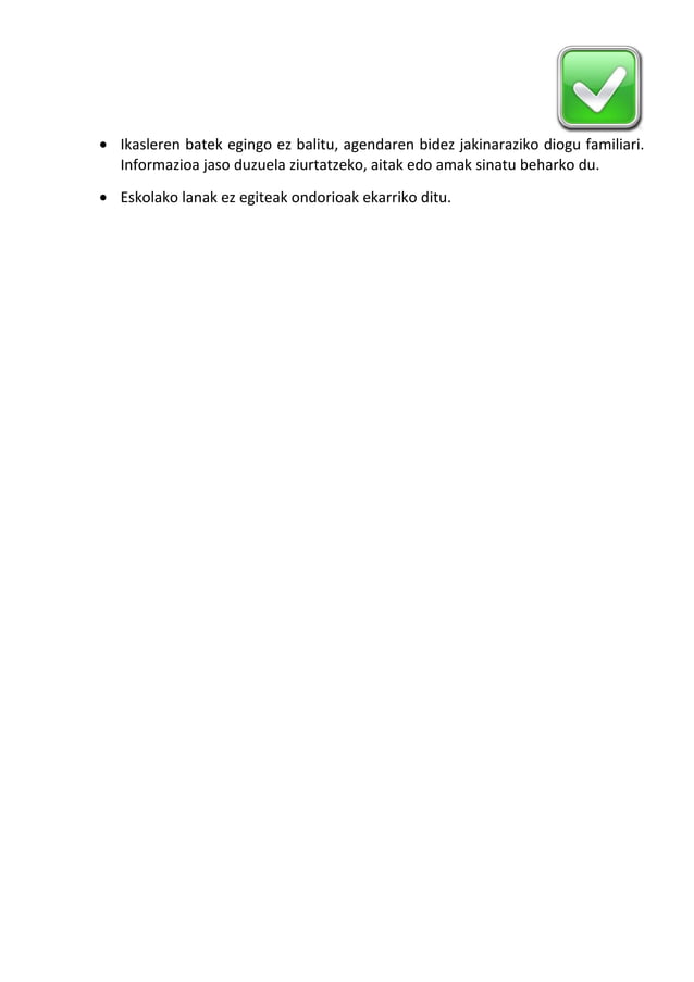 Eskolako lanak (zuzenketa) | DOC