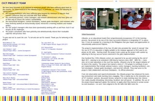 eSkwela end of-project booklet - 2 pages per sheet | PDF