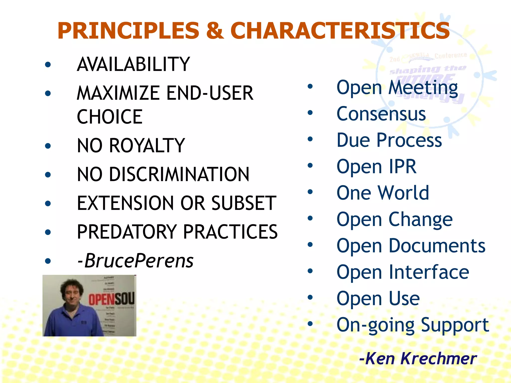 OPEN STANDARD IN EDUCATION | PPT