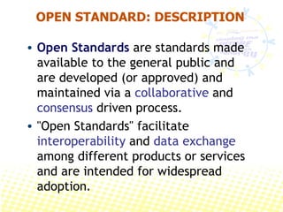 OPEN STANDARD IN EDUCATION | PPT