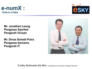 E sky power point bm | PPT