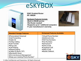 E sky voip malaysia presentation | PDF | Telecommunications Industry ...