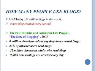 Esl Blogs As Cognitive Tools | PPT