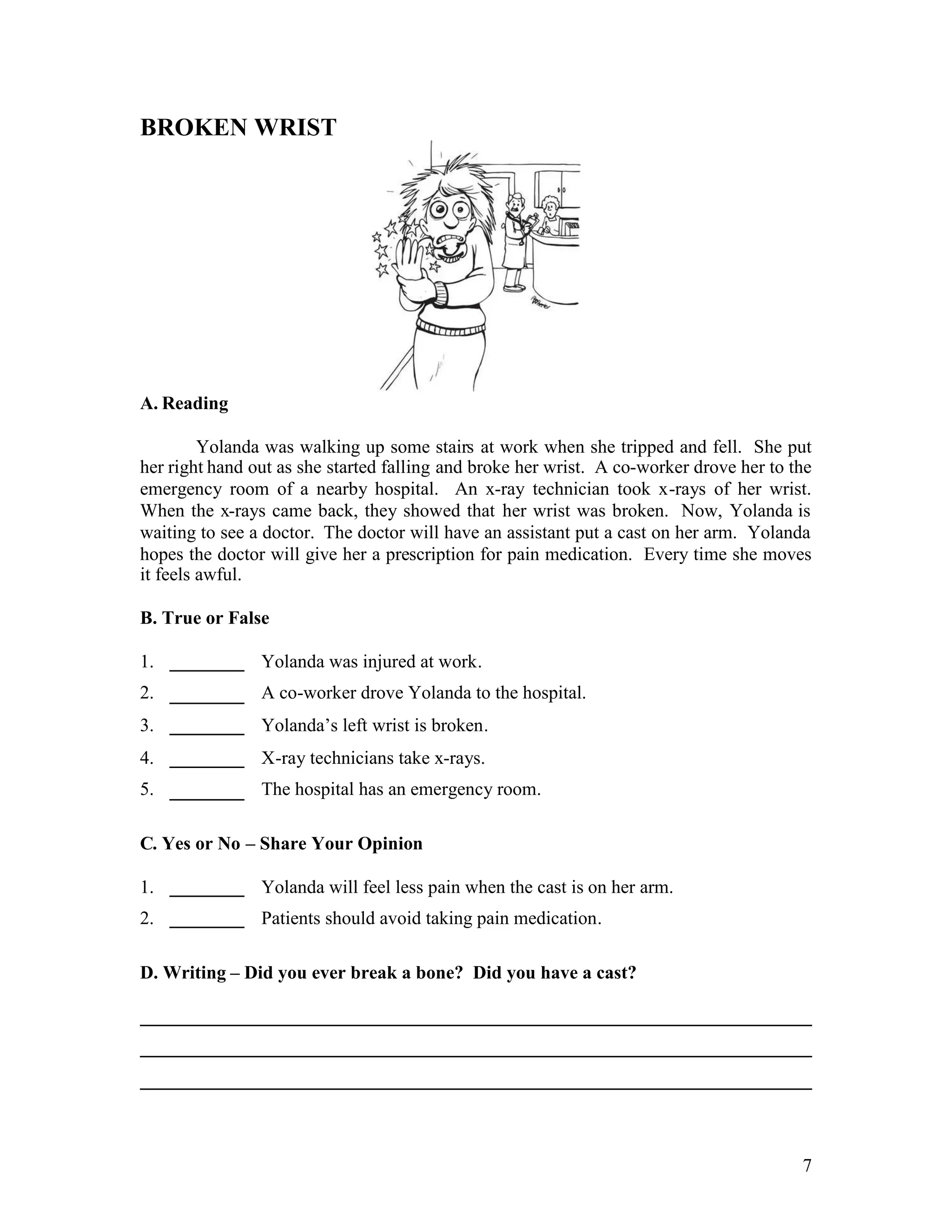 ESL worksheets Book 2 - Short Stories for Adult Students | PDF