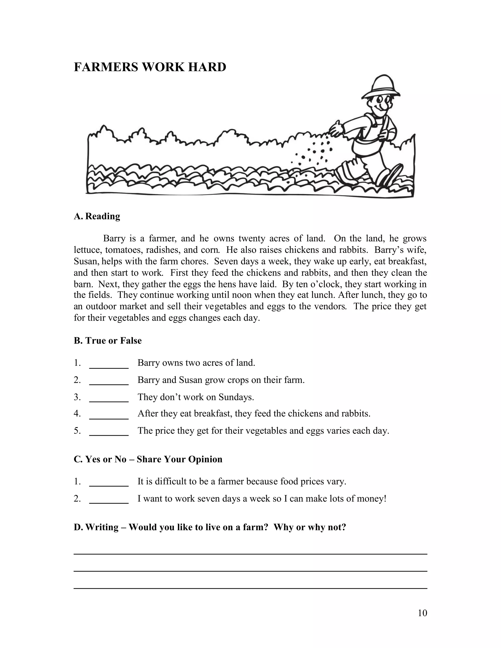 ESL worksheets Book 3 - Short Stories for Adult Students | PDF