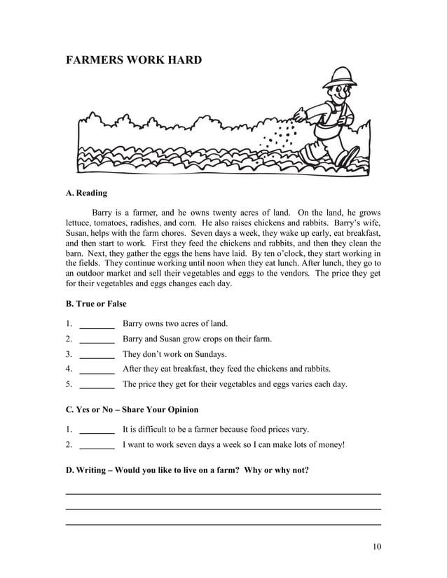 ESL worksheets Book 3 - Short Stories for Adult Students | PDF