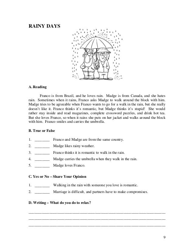 Short Stories For ESL Adults Worksheets short-stories-for-esl-adults-worksheets